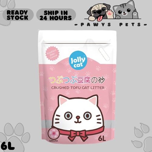Jolly Cat Okara / Jolly Cat Crushed Soya Clumping Tofu Cat Litter 6L ...