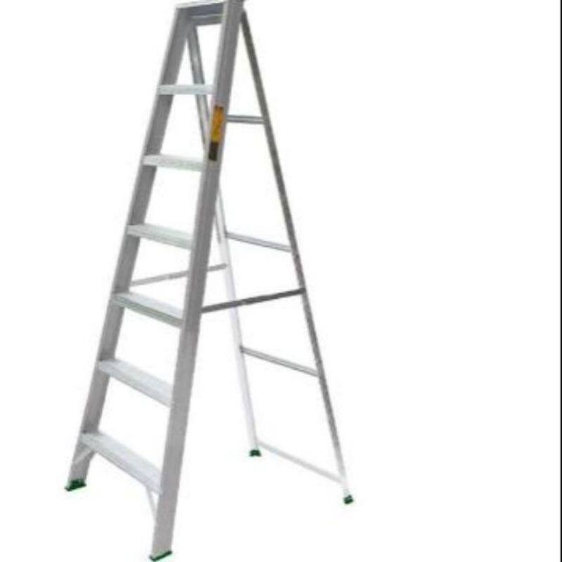 (SINGLE SIDED) ALUMINIUM Ladder/TANGGA ALUMINIUM | Lazada