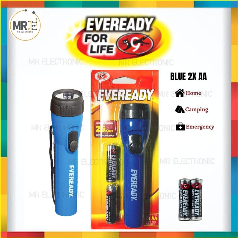 Eveready Long Runtime 25 hours / 120 hours LED Technology Torch Light ...