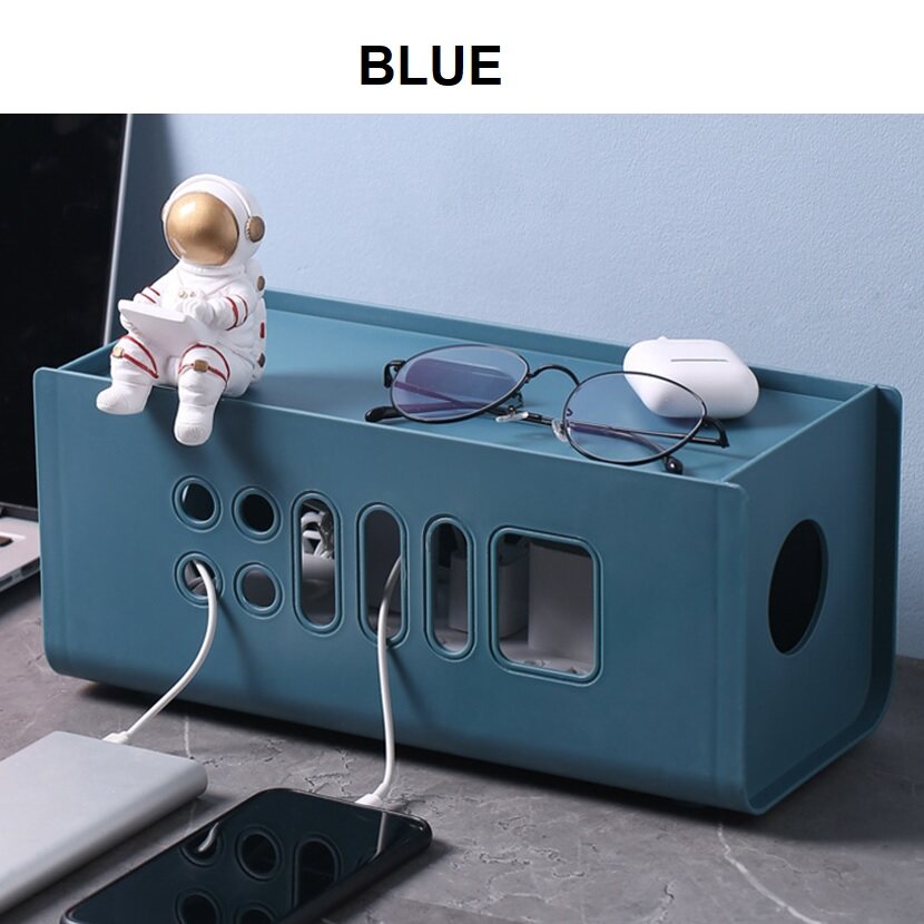 Plastic Cable Management Box Wire Cable Hide Box for Power Strips Cable ...