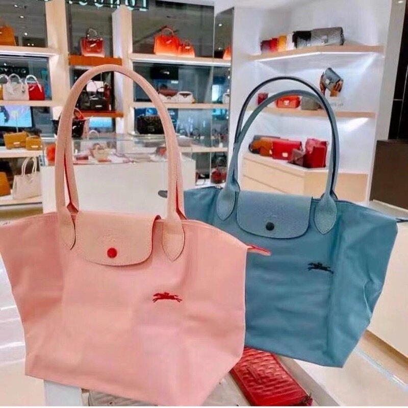 100 Authentic Longchamp women bags Le Pliage Club 70th anniversary ...