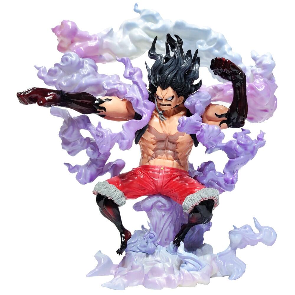 หุ่น Luffy Gear 4ลายการ์ตูนอะนิเมะวันพีช,หุ่นของเล่นเด็กมังงะของขวัญ ...