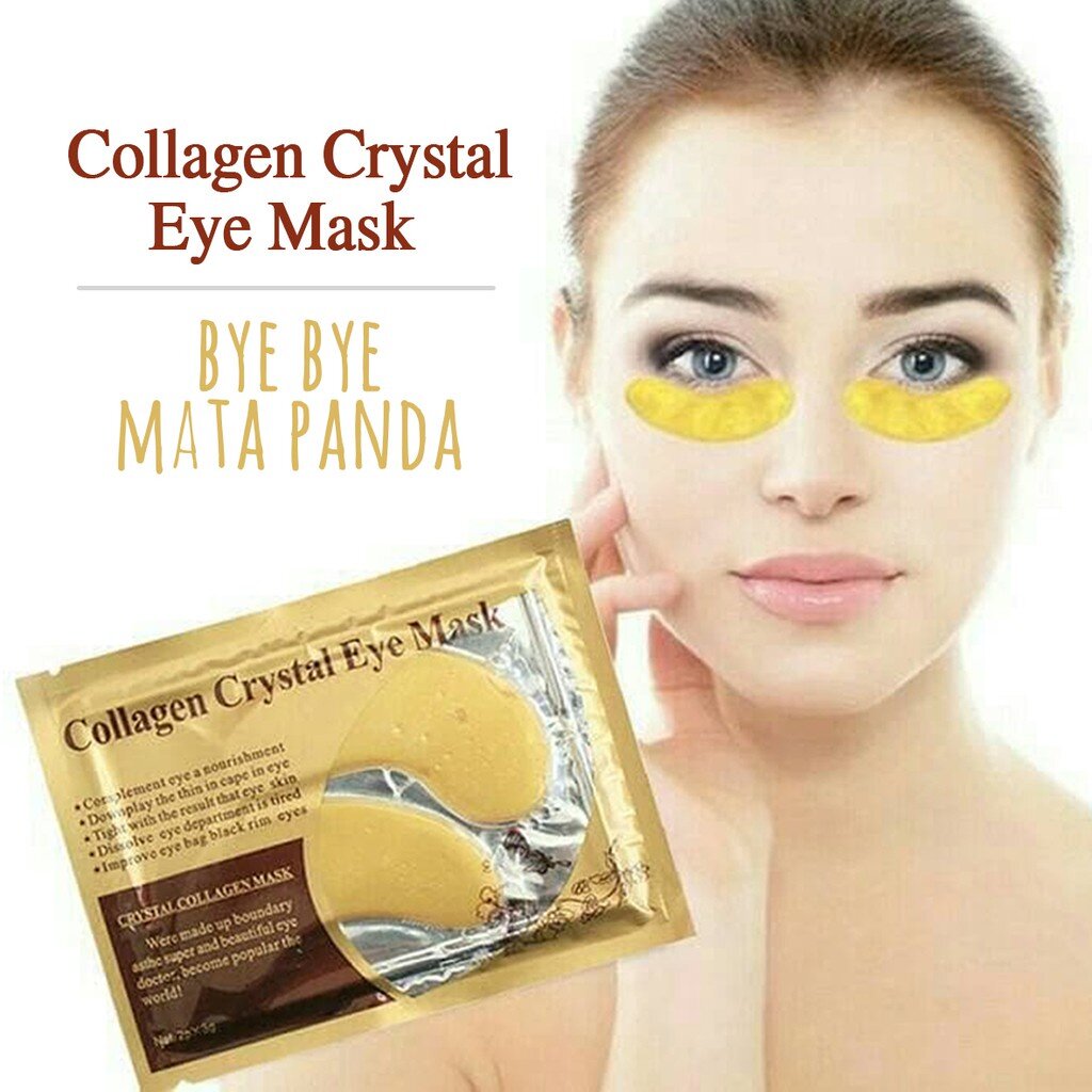 Collagen Eyemask Mata Panda 24K Gold Collagen Mask for Anti Aging and ...