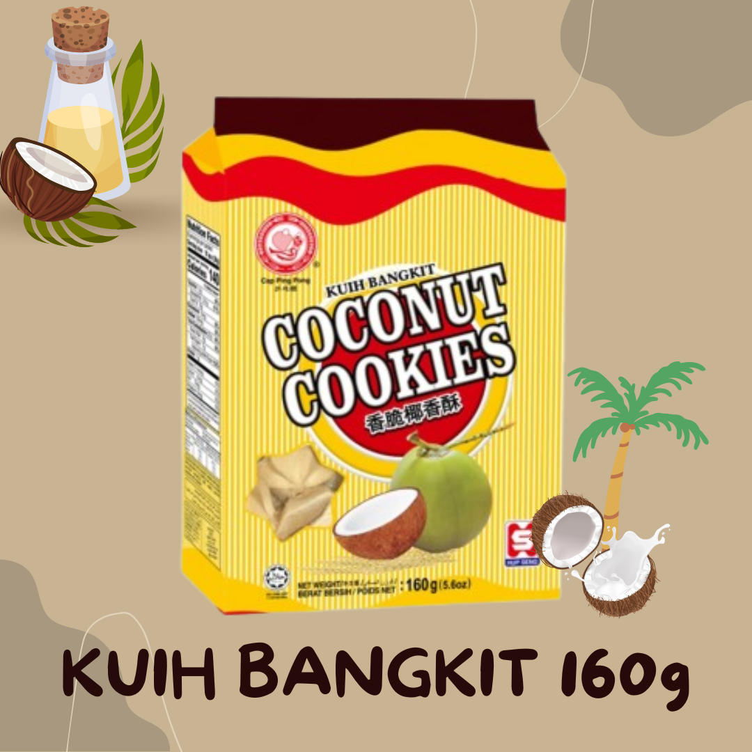 Cap Ping Pong Kuih Bangkit/Coconut Cookies -160g | Lazada