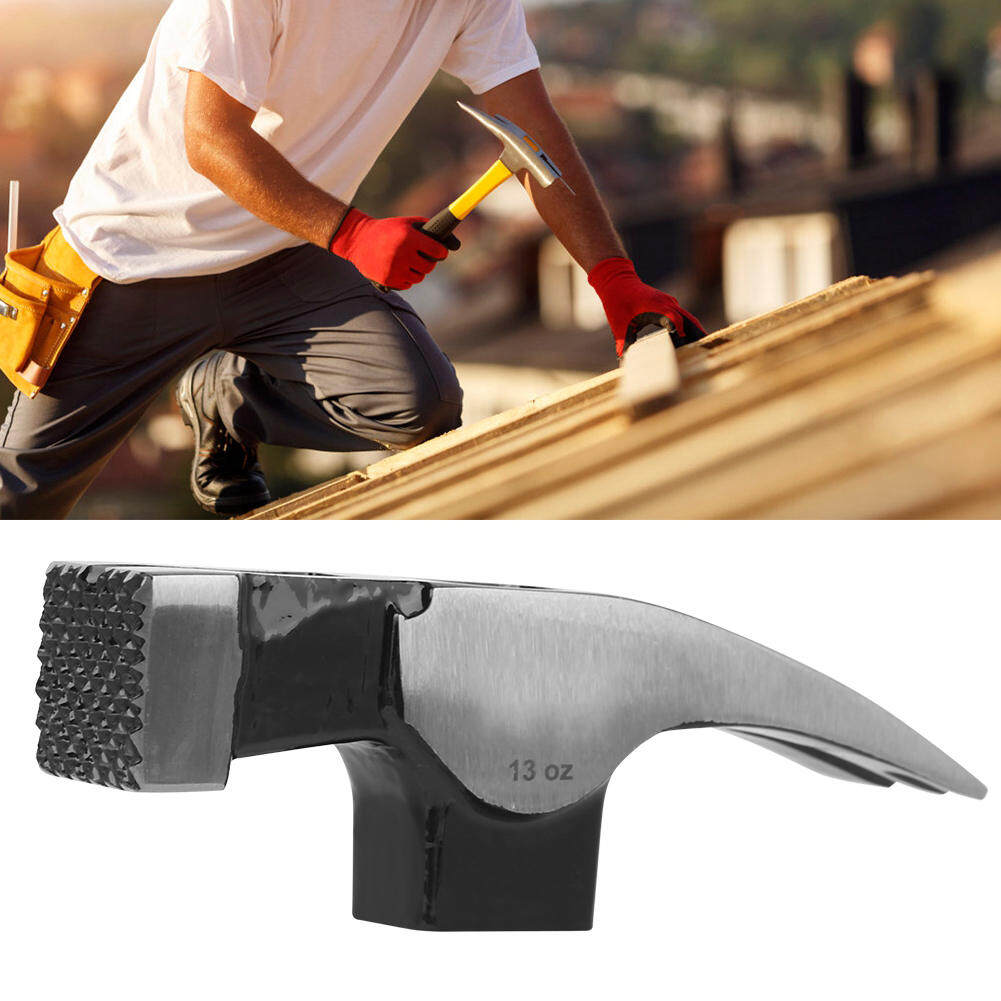 Carbon steel hammer head, 13 oz. Right angle double fork carpenter ...