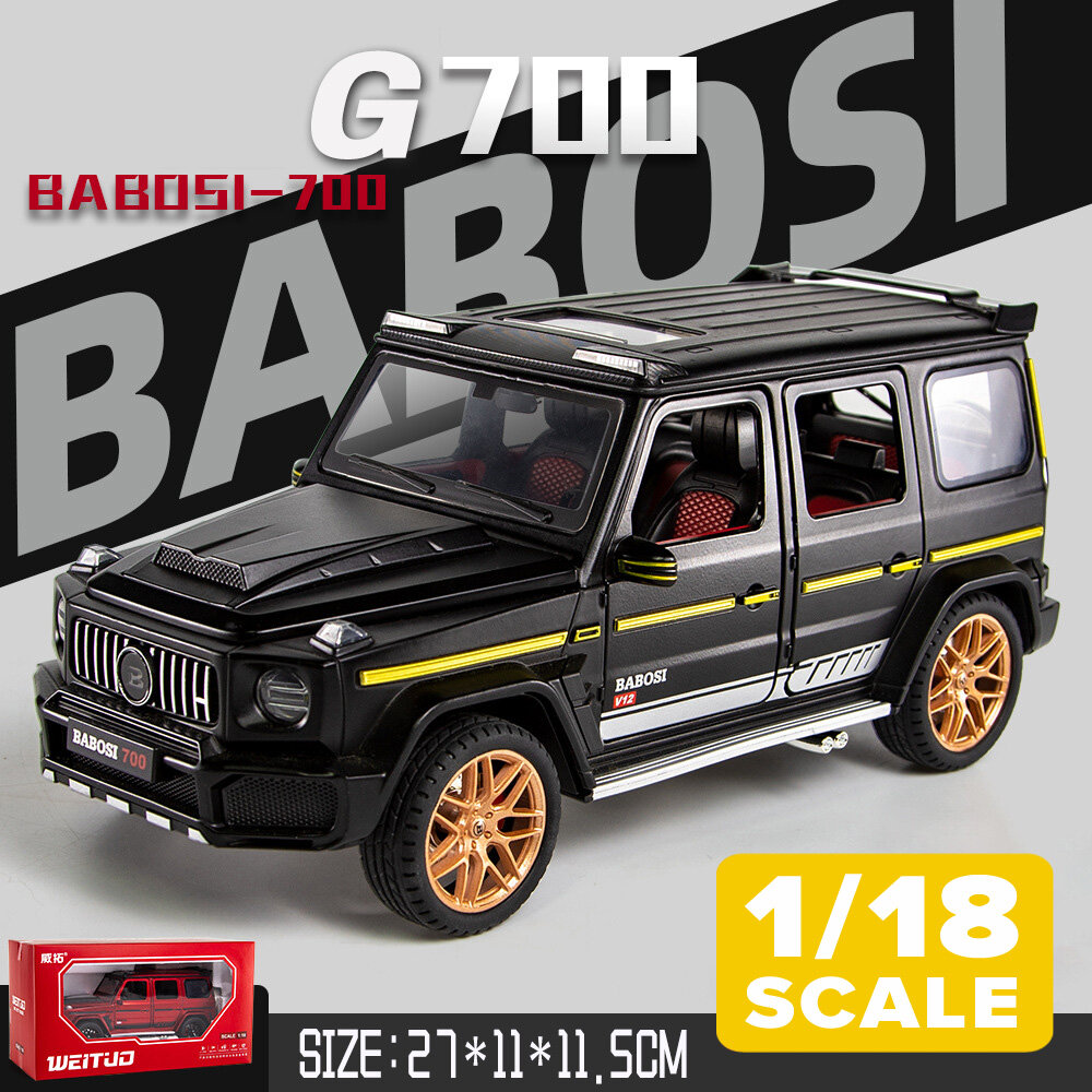 LEO Scale 1:18 Exquisite large size G700 SUV Metal Diecast Alloy Toys ...