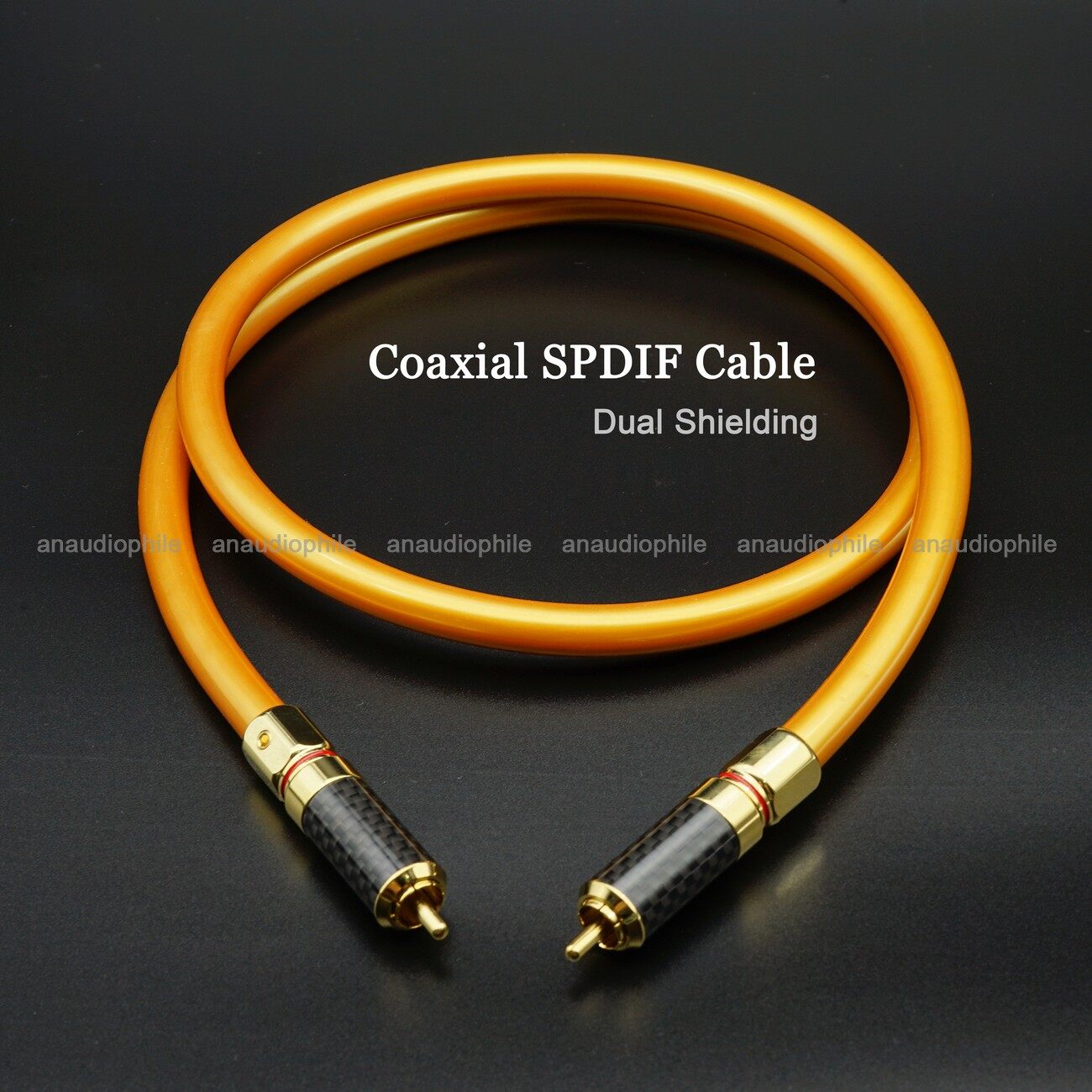 75Ohms Kabel Sepaksi Digital Tebal Konduktor Dual Shielding Spdif Kabel ...
