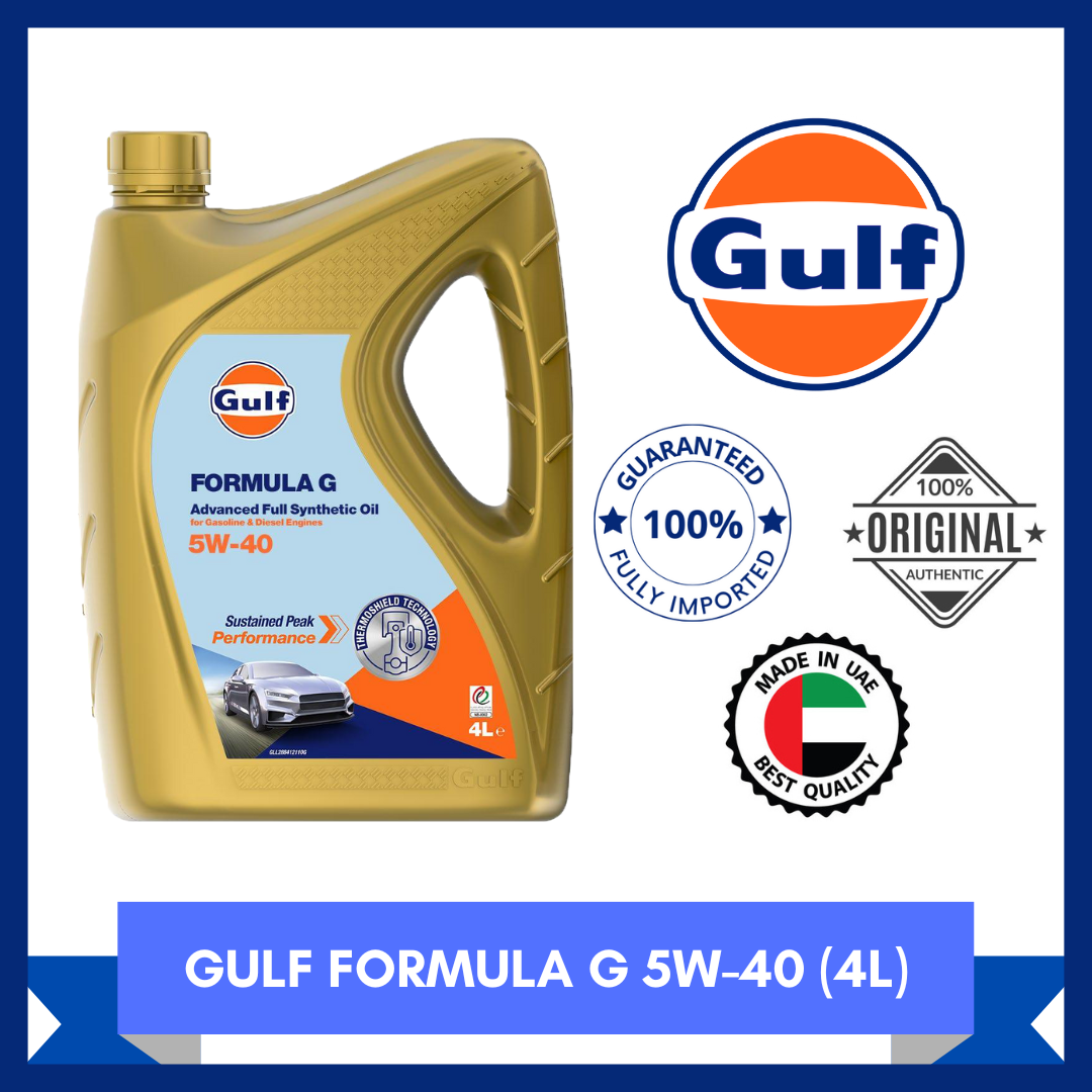 GULF Formula G 5W-40 - High Performance Synthetic Passenger Car Motor ...