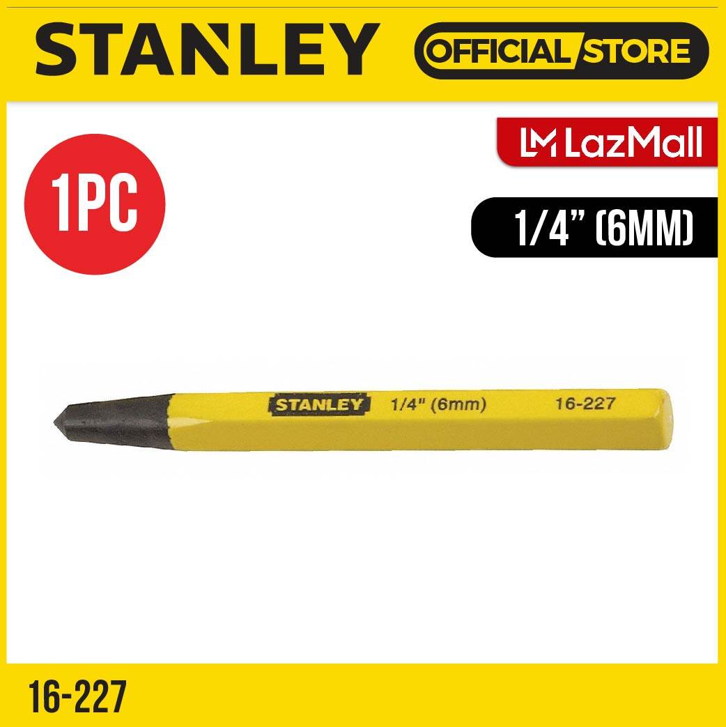 STANLEY 16227 CENTER PUNCH 1/4" X 4" [ 16-227 ] | Lazada