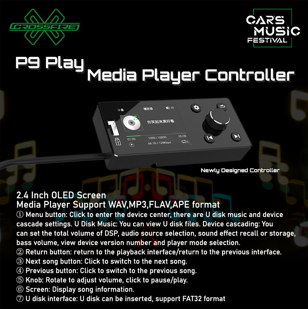 CROSSFIRE P9 DSP Controller & Player | Lazada