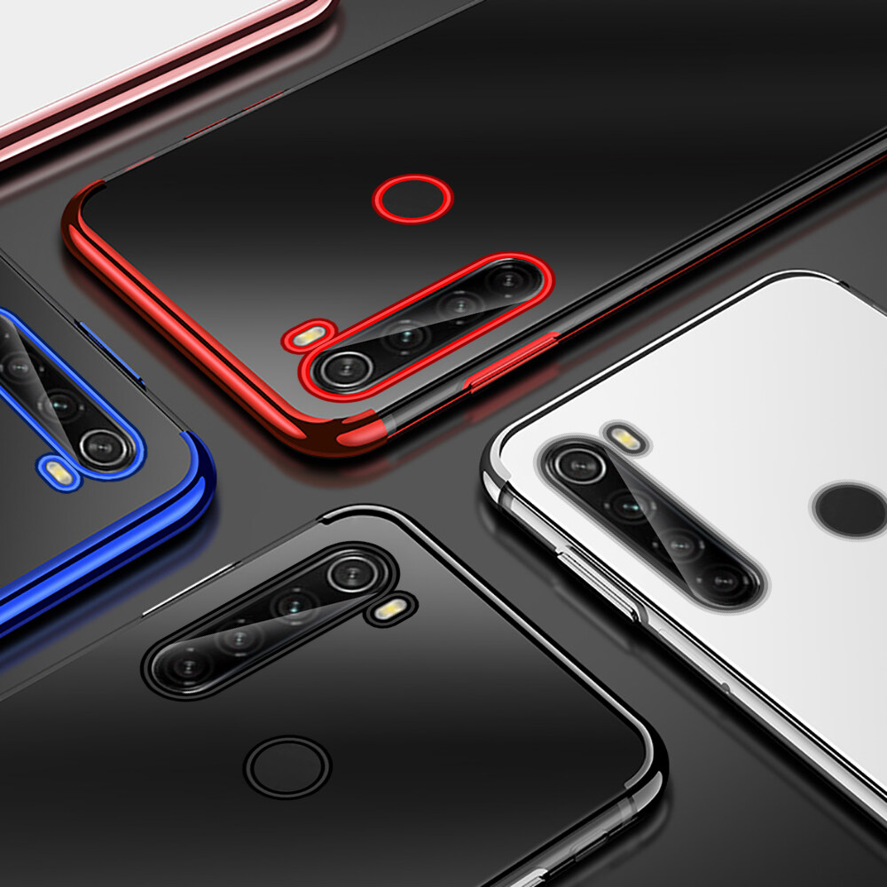 สำหรับ Realme 5 Pro RMX1971ทีพียูอ่อนและยืดหยุ่นเคสเยลลี่คริสตัลใสกลับ ...