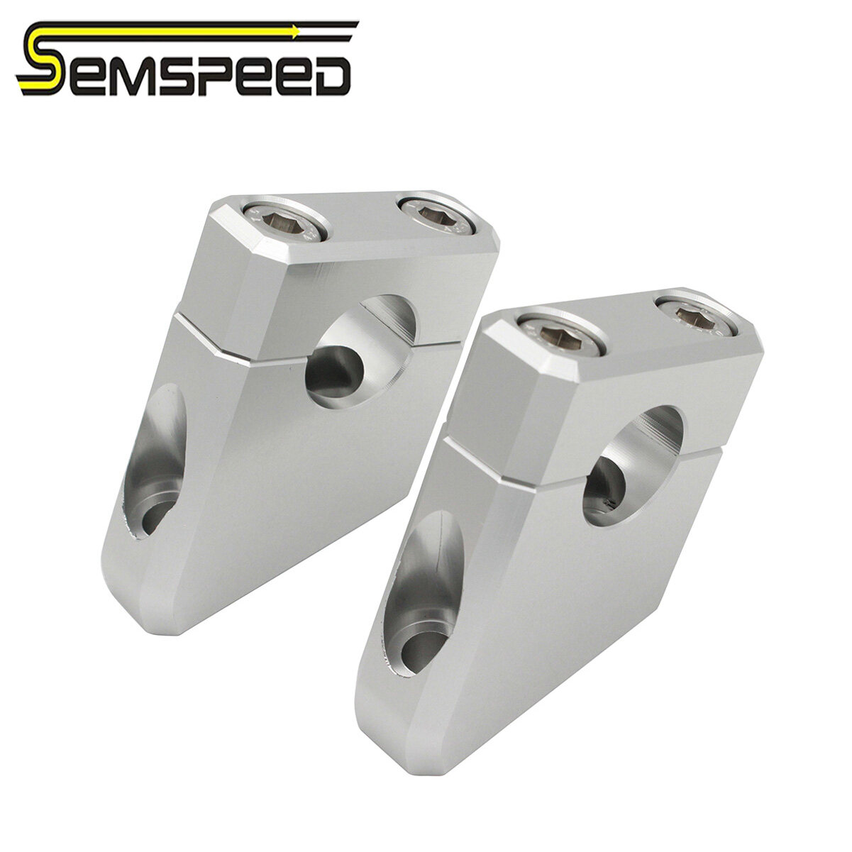 SEMSPEED Universal 22mm Motorcycle Handlebar Riser Bar Mount Handle Clamp For Honda CBR300R ...
