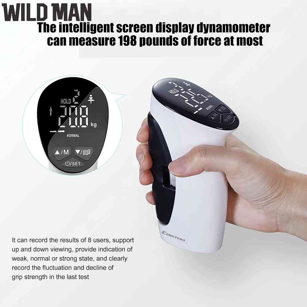 Electronic Hand Grip Trainer Rechargeable LED Digital Grips Power ...