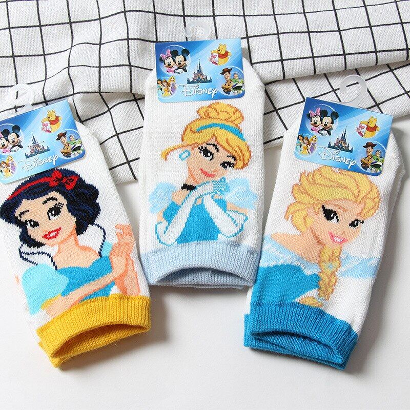(MADE IN KOREA) Disney Character Socks for Kids Cute Korean Ankle Socks ...