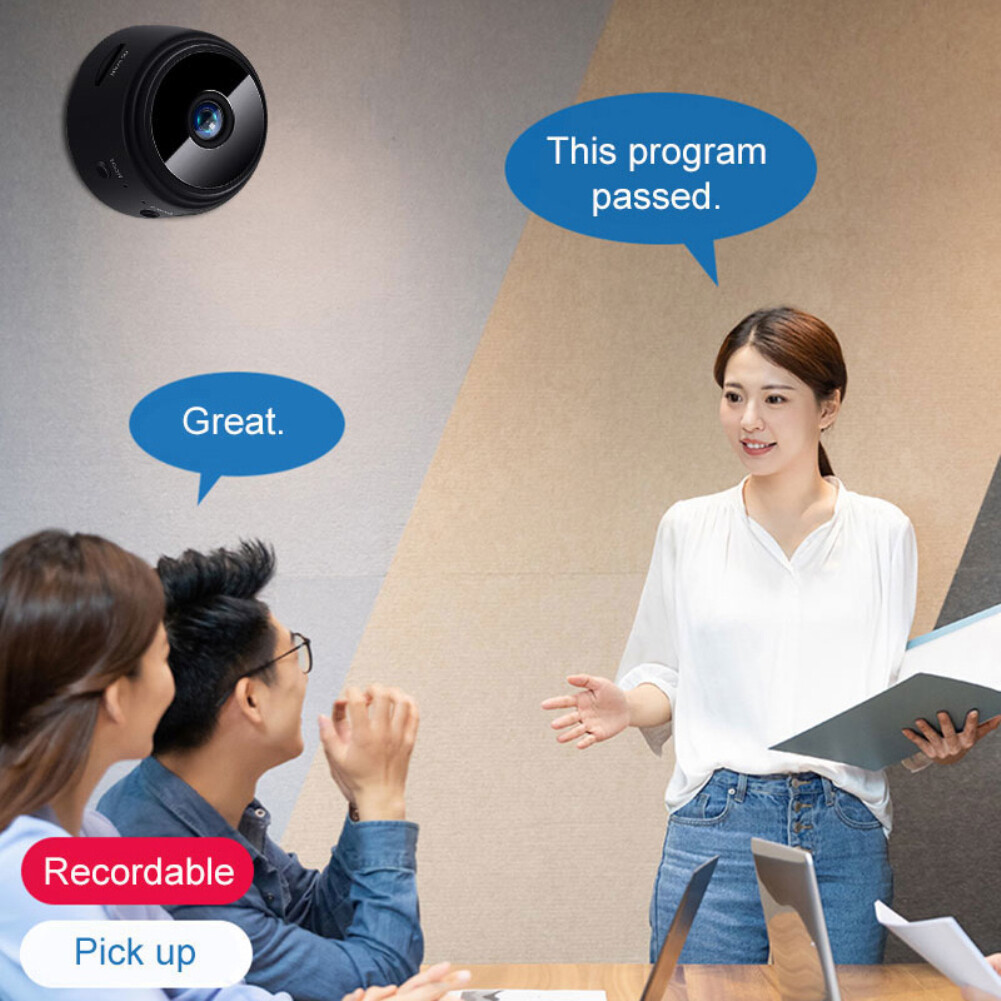 Temoo A9กล้อง WiFi กล้องขนาดเล็ก,1080P HD เครื่องบันทึกเสียงขนาดเล็กไร้ ...
