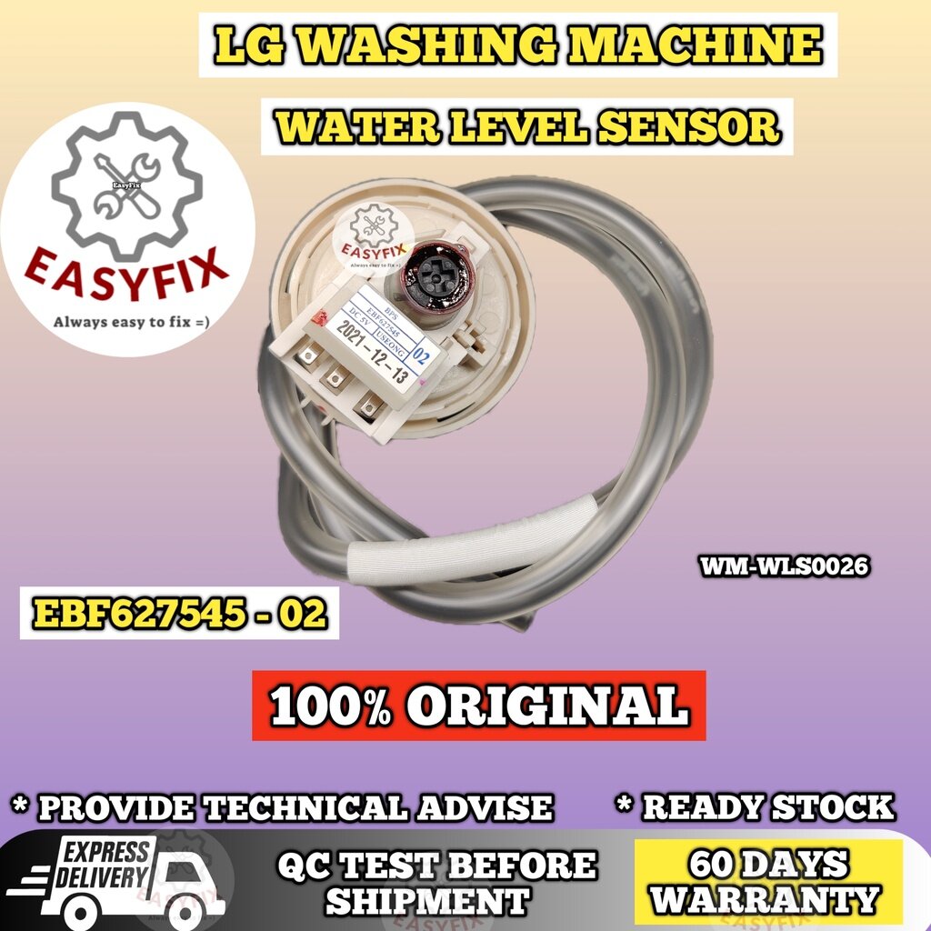 EBF627545 02 (ORIGINAL!!) LG WATER LEVEL SENSOR WASHING MACHINE AIR ...
