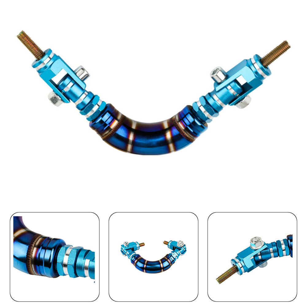 JDMGRAM Titanium Car Roof Handle Bar Grip 1PC Universal Auto Roof Pull ...