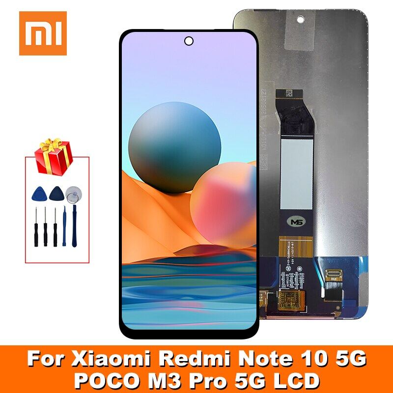 6.5 "สำหรับ Xiaomi Redmi Note 10 5G M2103K19G LCD เปลี่ยนจอแสดงผลหน้าจอ ...