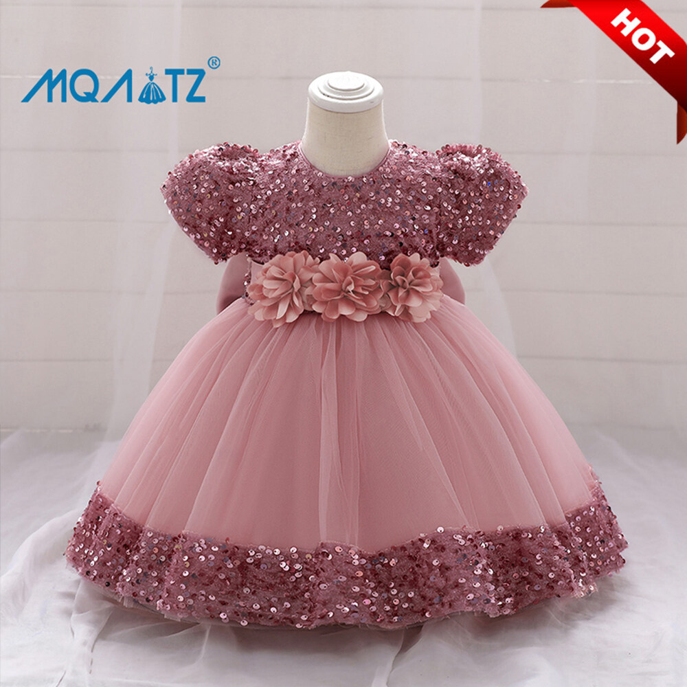 MQATZ Baby Girls Dress Kids Gowns Newborn Lace Princess Clothes For Child 1 Year Birthday Party Costume Infant N2116 Lazada Lazada