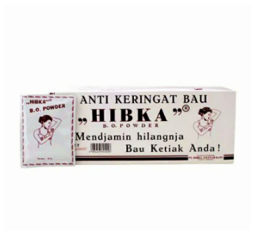 HIBKA B. O. POWDER ANTI KERINGAT BAU (1kotak 50 sachets) | Lazada