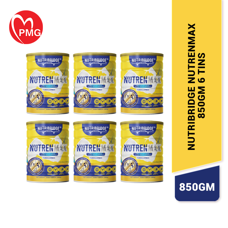 [NUTRIBRIDGE] Nutrenmax 850gm (6 tins) - Combination of Pre ...