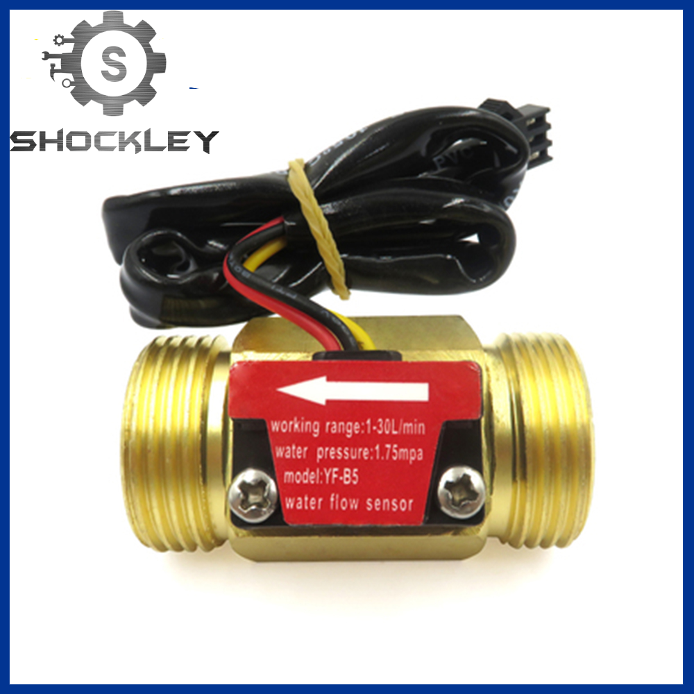 Shockley Yf-b5 DN20 Flow Meter 6 Branch Copper Water Flow Sensor ...
