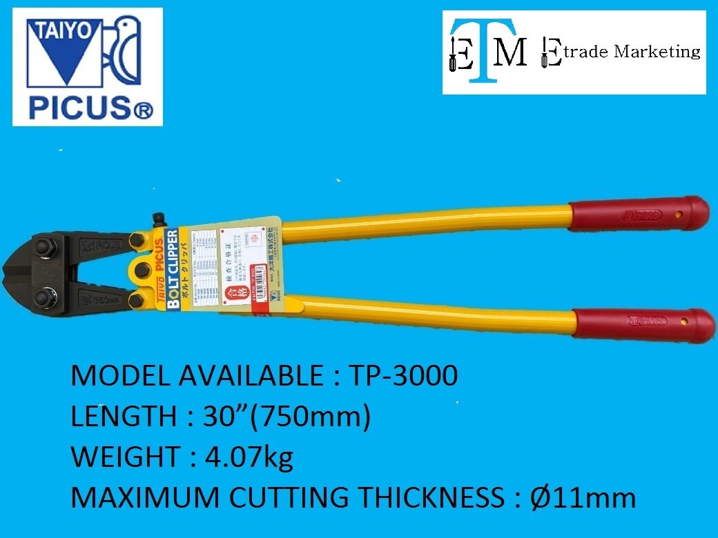 TAIYO PICUS 30” ~ 36” BOLT CUTTER BOLT CLIPPER (MADE IN JAPAN) | Lazada