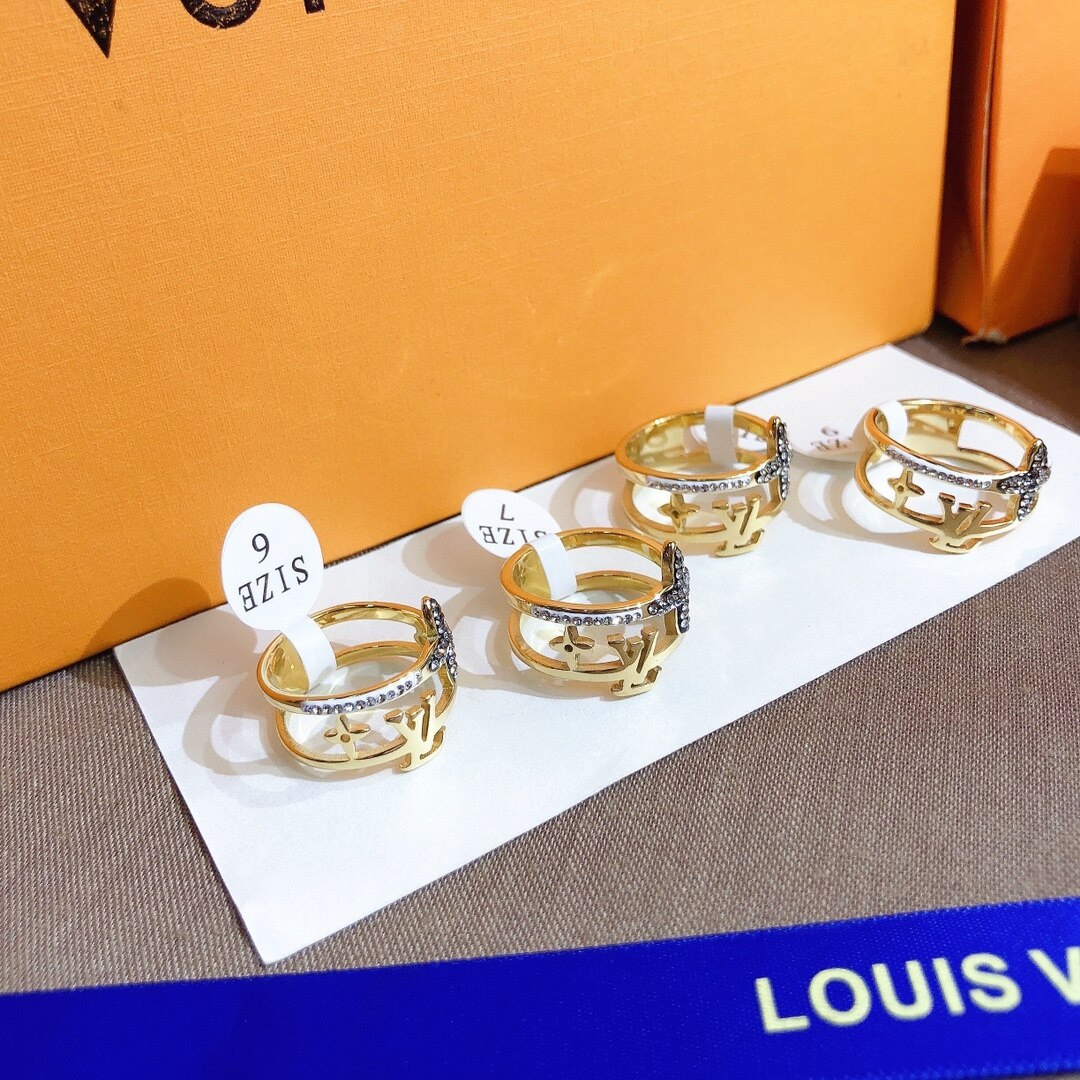 LV Ladies Fashion Ring Engagement/Luxury Vintage Antique Ring - 88 ...