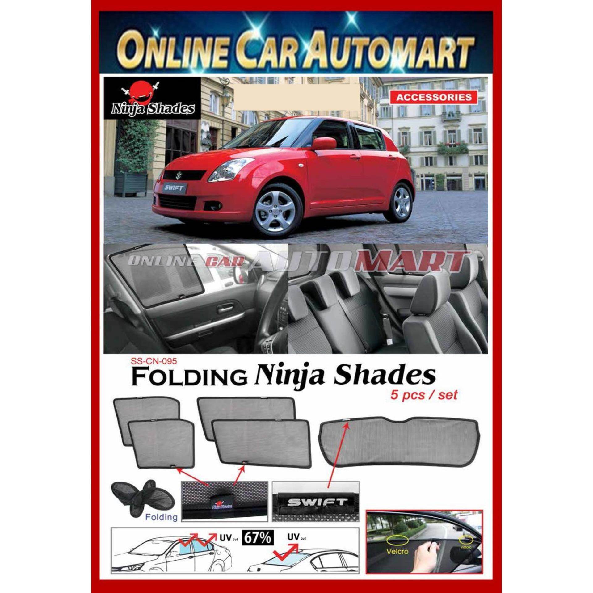 Ninja Shade ninjashade magnet sunshade Suzuki Swift 2006-2012 (5pcs ...