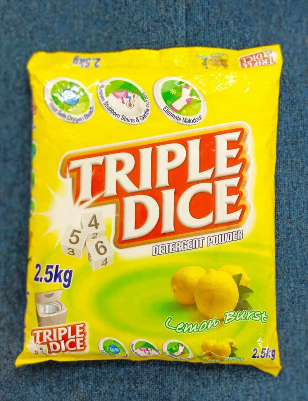 TRIPLE DICE DETERGENT POWDER 2.5KG | Lazada