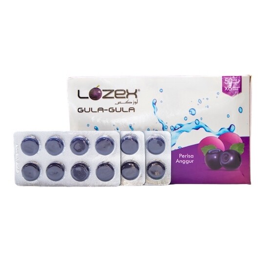 Lozex Lozenges 8s (Honey Lemon / Blackcurrant / Strawberry/Orange) Sore ...