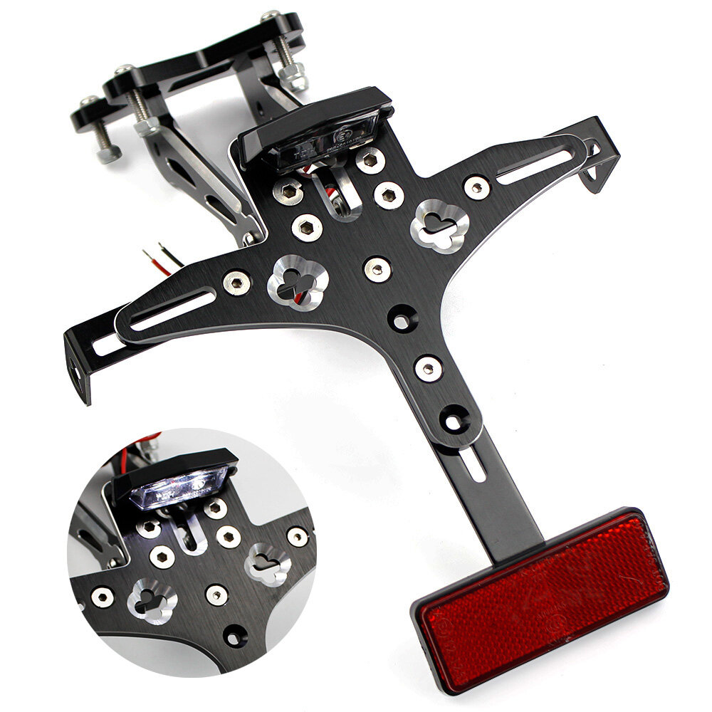 Allotmark MT 09 Motorcycle Adjustable License Plate Mount Holder ...