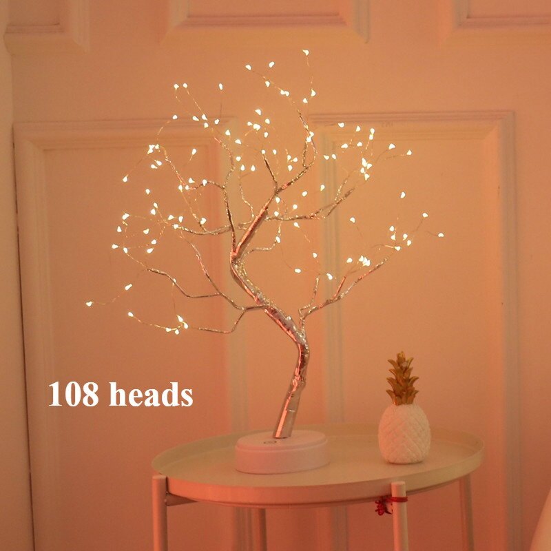 [PANDHY'S] 36/108 LEDS Night Light Bonsai Tree Light Gypsophila Lights ...