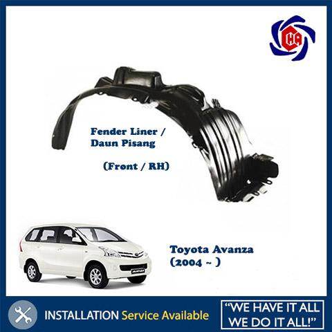 Toyota Avanza F601 (2004 ~ 2015) Fender Liner Protector / Daun Pisang ...