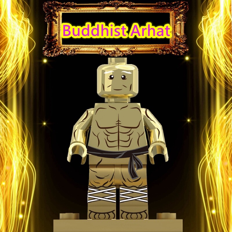 พุทธ Arhat ของขวัญวันเกิดการศึกษาของเล่นสำหรับเด็ก DIY อาคารบล็อก ...