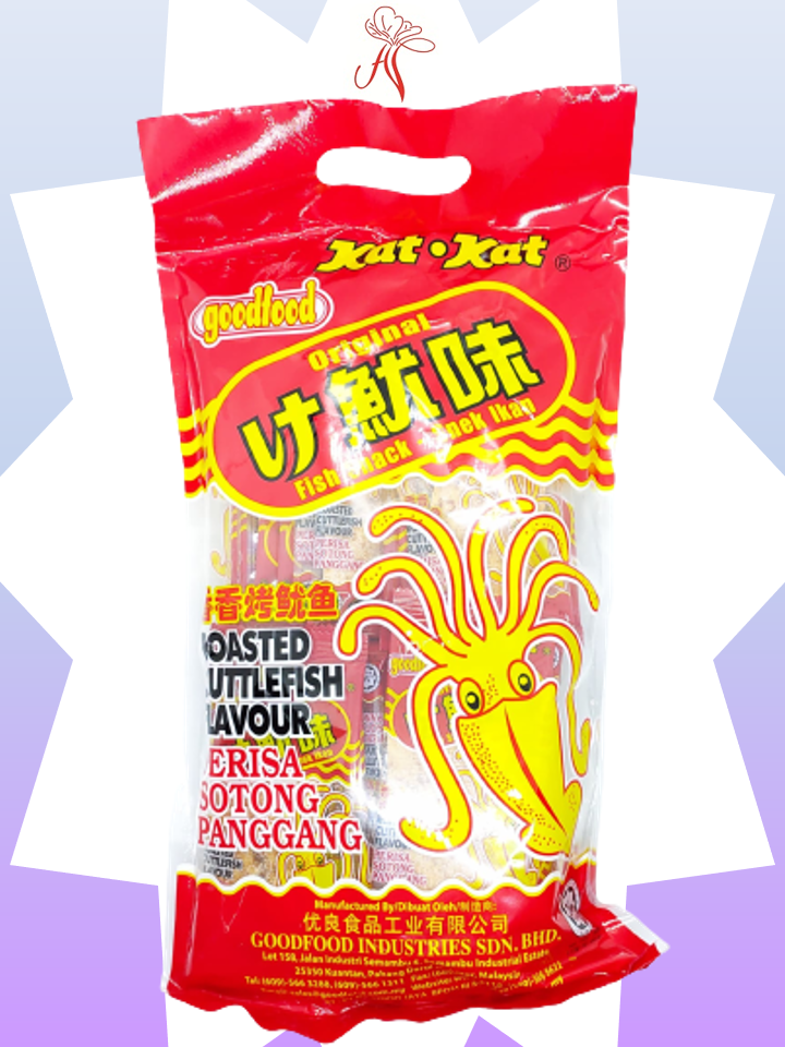 Kat Kat Roasted Cuttlefish Flavour 50g | Sotong Panggang Huat Tiong ...