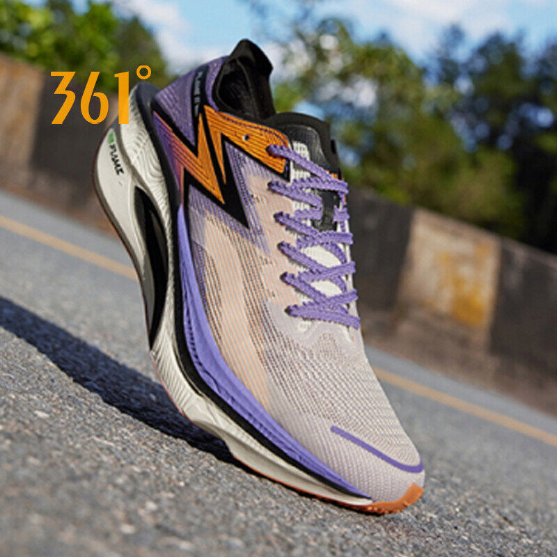 361 Degrees Flame 3.0 Professional Marathon Full Palm Carbon Plate Racing PB Shock Absorbing ...