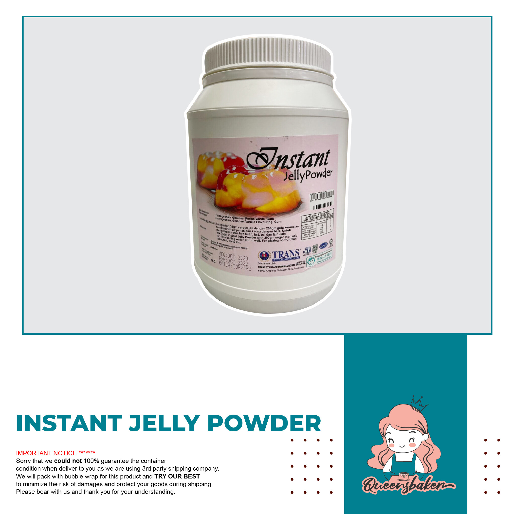 [Repack] Instant Jelly Powder [60gm/1kg] | Lazada