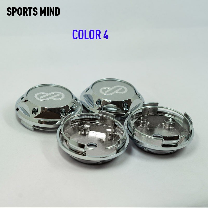 4PCS/lot 68/64MM Car Wheel Center Hub Caps for ENKEI Emblem Logo chrome ...