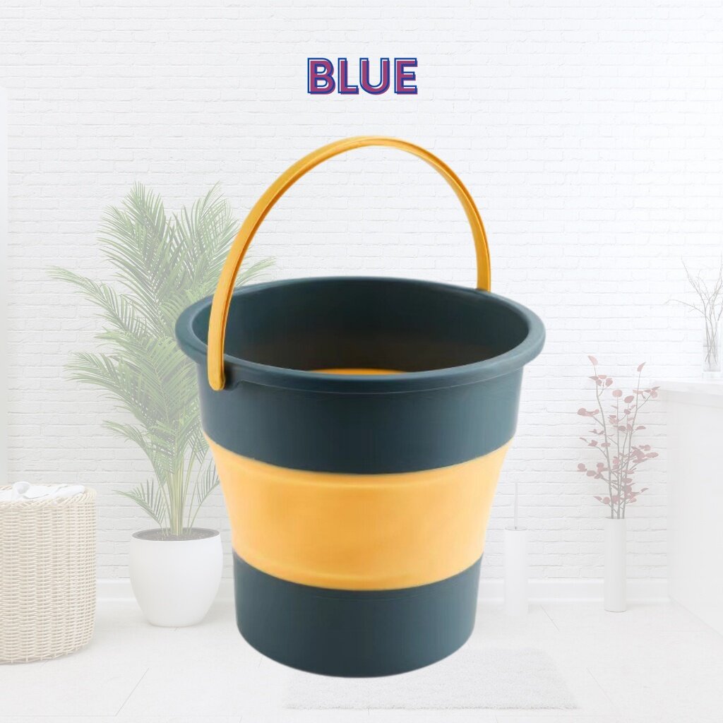 CASA Foldable Collapsible Bucket Pail Water Washing Cleaning Tong Baldi ...