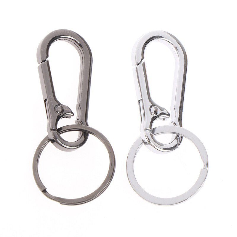 Guoda Car Keychain Stainless Steel Simple Carabiner Keychain Climbing ...