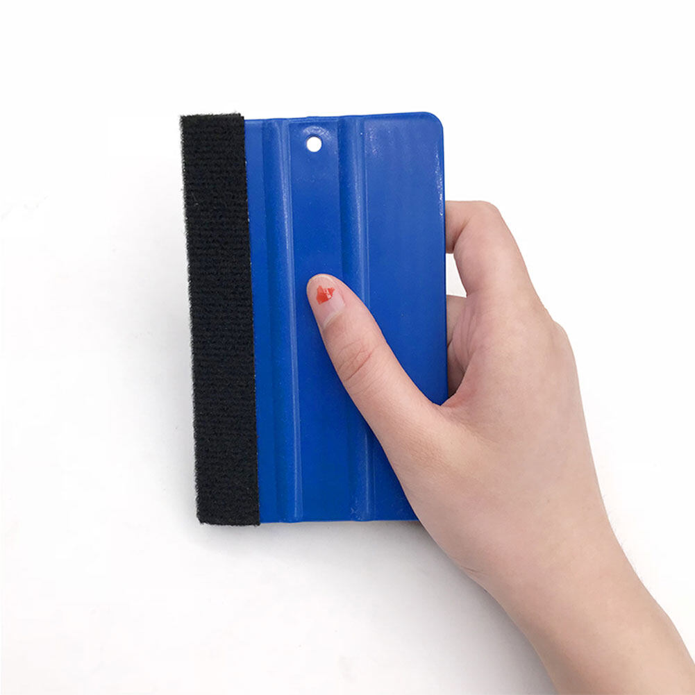 1 PCS รถฟิล์มไวนิลบรรจุภัณฑ์เครื่องมือ Blue Scraper Squeegee With Felt ...