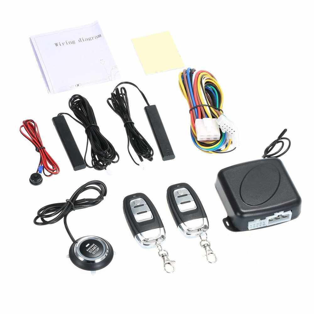 Car Alarm Systems Car SUV Switch Keyless Entry Engine Start Alarm ...