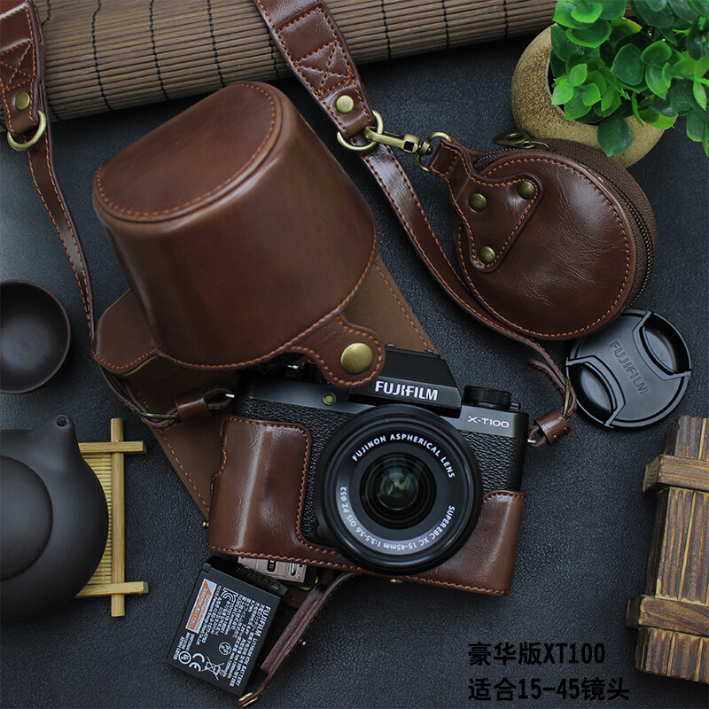 Fuji Micro เดียว XT30 XA7 A5 T100 T20 XE3 XT4 XT200 XS10กระเป๋ากล้อง XE4หนัง - The Disburese ...