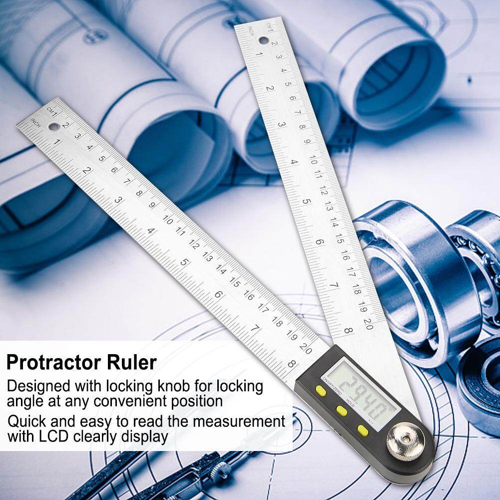 【ลดสุดใจ 】Digital Protractor Ruler 0-200 สเตนเลสสตีลไม้วัดมุมไฟฟ้า ...