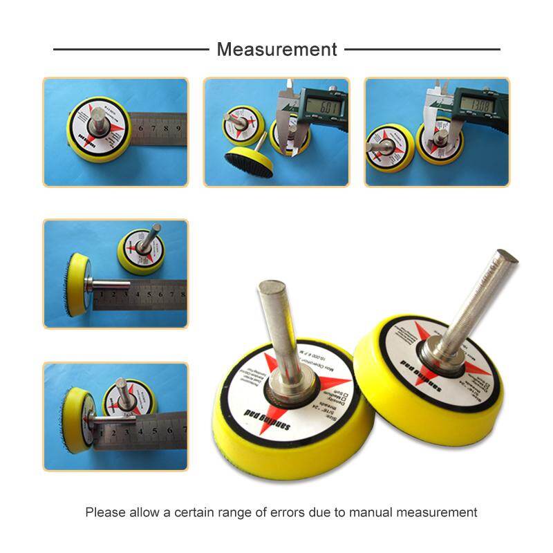 2 Inch Sanding Backup Pad 6mm Shank Sander Backing Pad Hook and Loop ...