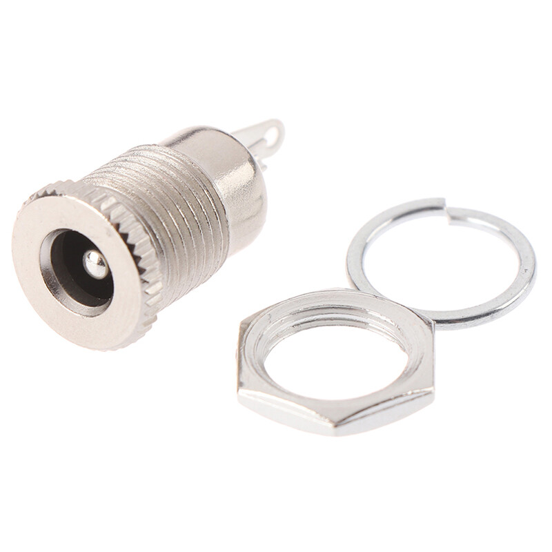 LANG 5Pcs DC099 5.5 *2.5mm DC Power Jack Socket Female Panel Mount ...