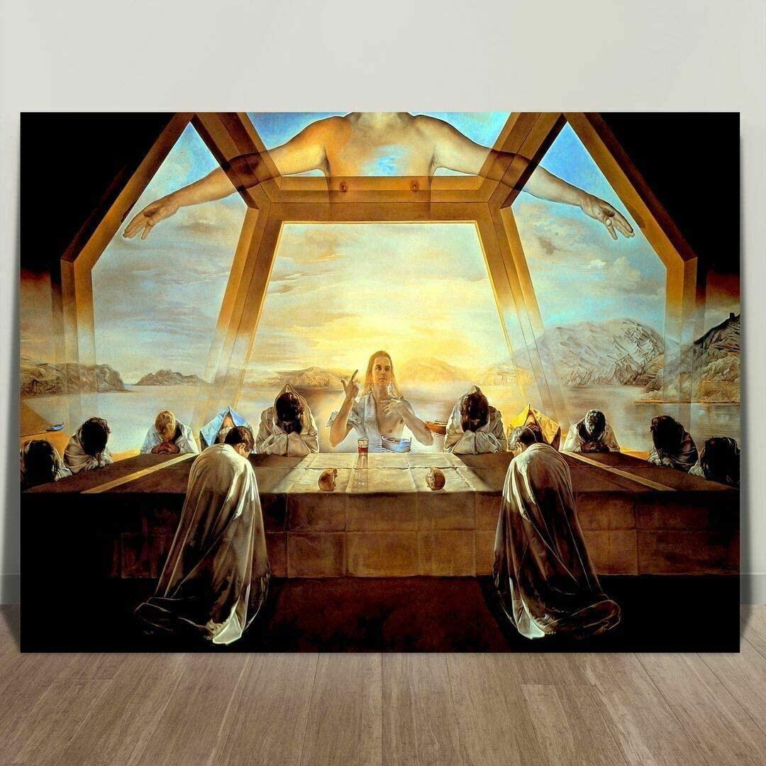 SALVADOR DALI LAST SUPPER JESUS CANVAS PRINT SURREAL ART Paintings ...