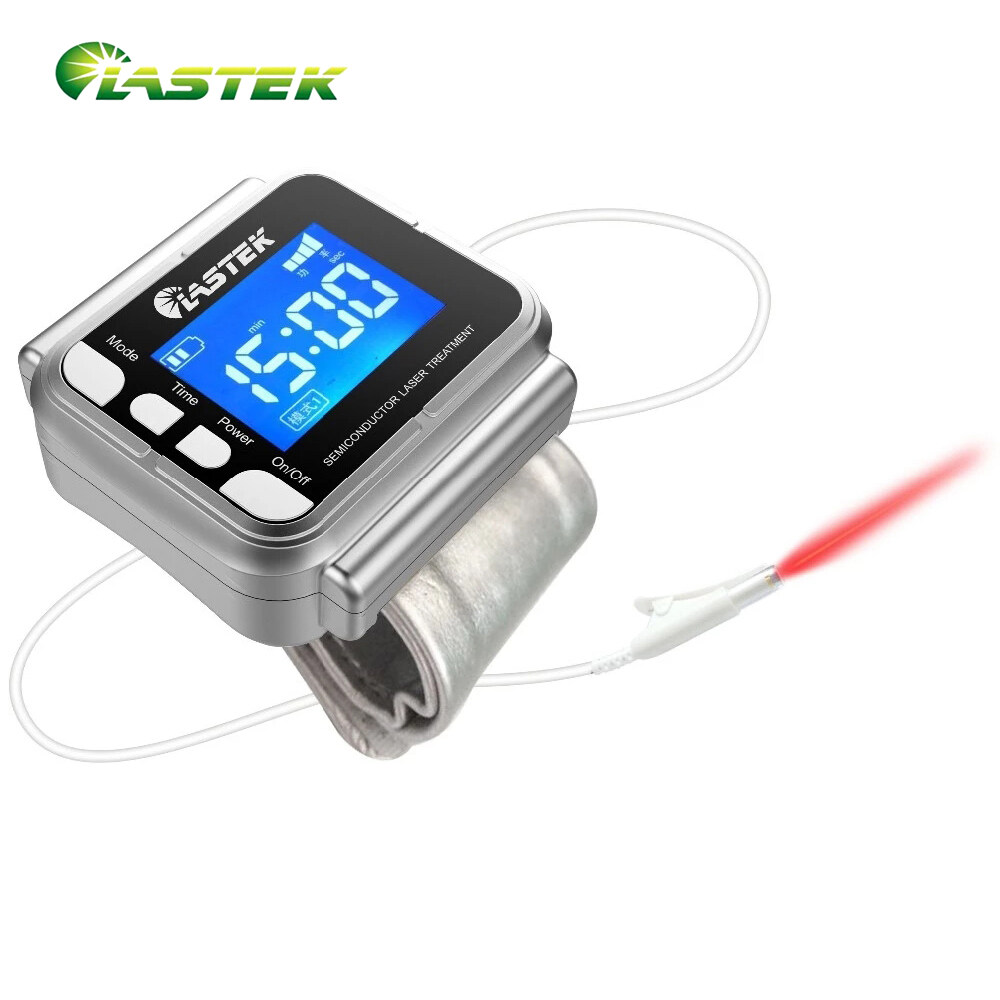 LASTEK Home laser glucose monitor wrist cold laser blood pressure ...
