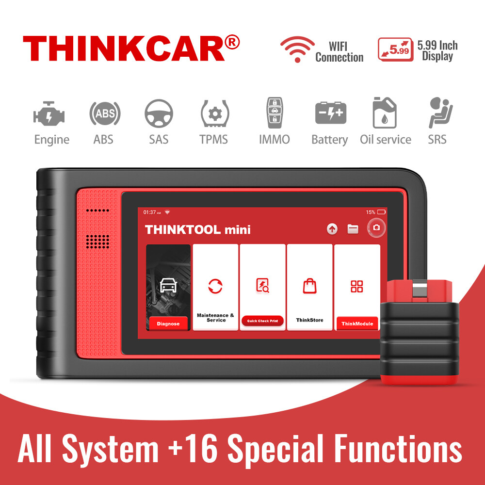 Free Gift 】Thinkcar Thinktool mini OBD2 Scanner Professional Full ...